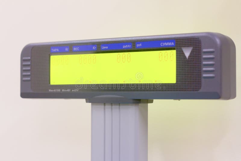 Electronic Scale.display of Electronic Scales with Zero Value Stock ...