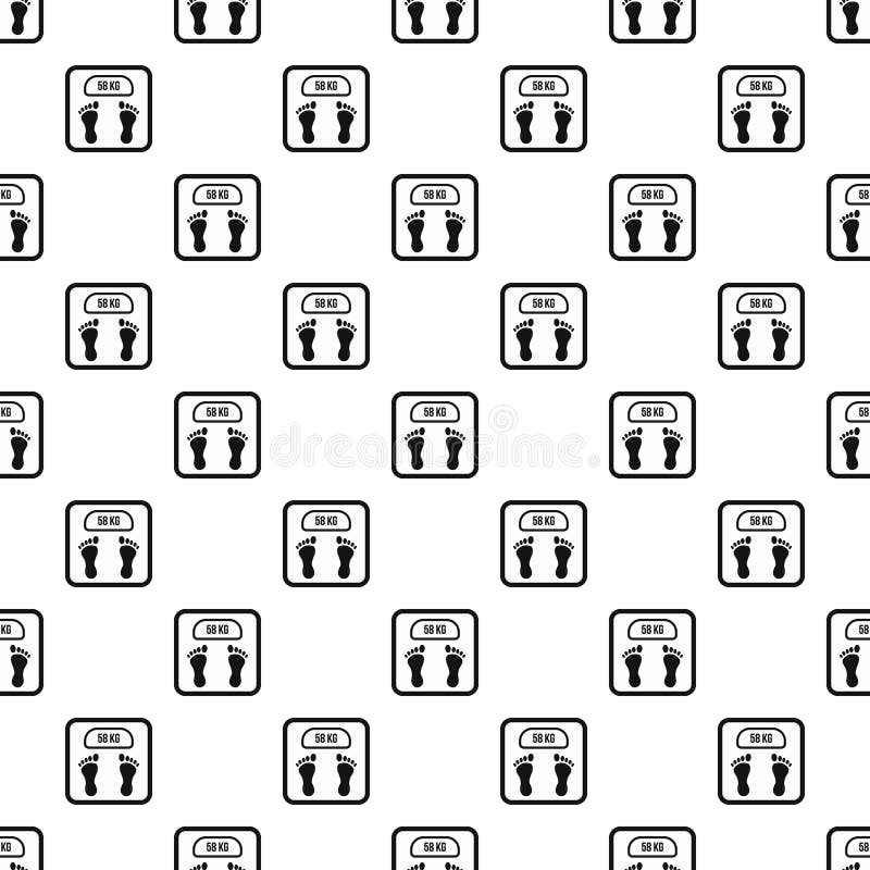 Electronic Scale Pattern, Simple Style Stock Vector - Illustration of ...