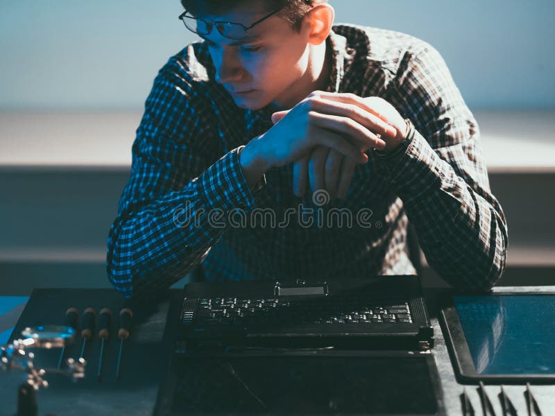 Electronic Science Computer Engineering Laptop Stock Photo - Image of ...