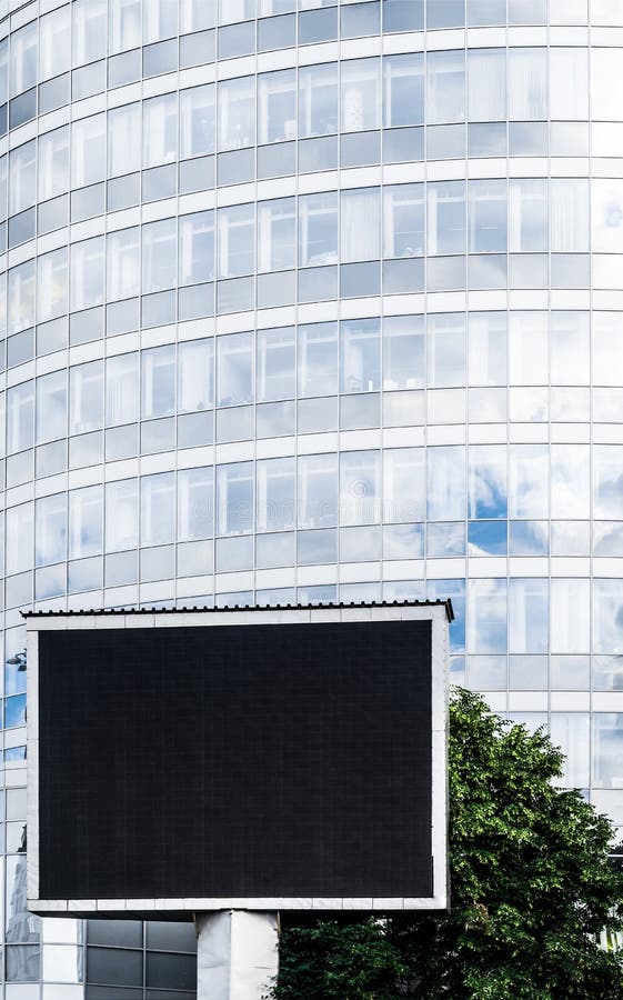 Electronic screen stock photo. Image of downtown, street - 97764736