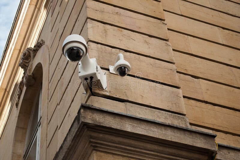 Electronic Security Video Camera Stock Image - Image of equipment, cctv ...