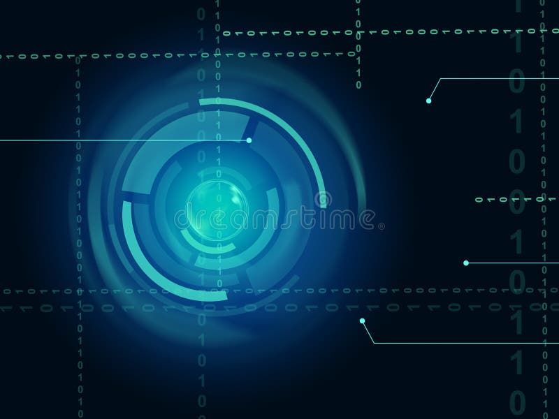 Electronic Sensor Background Means Eye Sensor or Trendy Technology ...