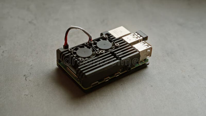 Single-board Computer. Circuit Board. Orange Pi Zero Stock Photo ...