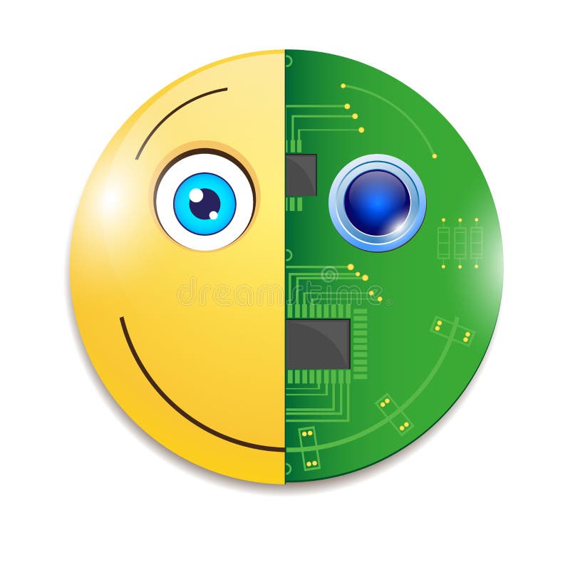 Electronic Smiley Stock Photo - Image: 30276800