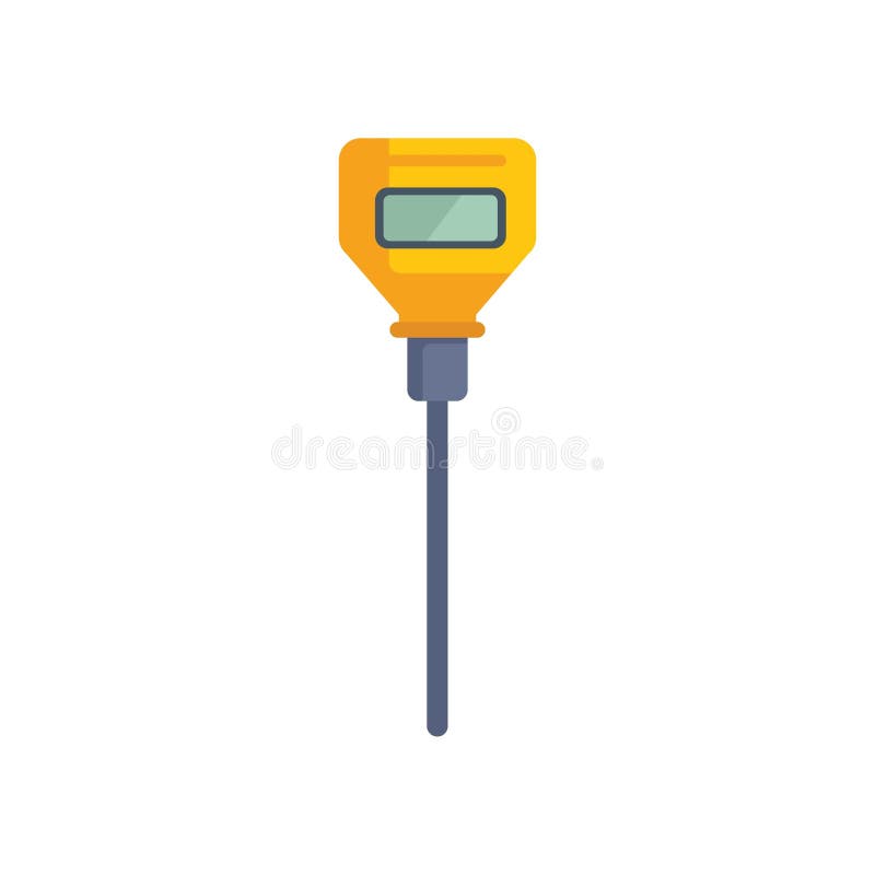 Electronic Soil Meter Measuring Soil Parameters Stock Illustration ...