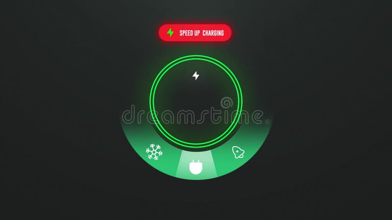 Electronic Speed Charge Battery Connect Animation—battery Charging ...