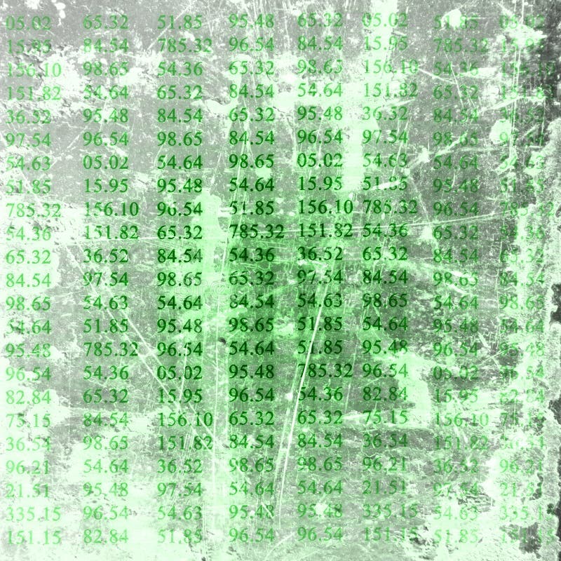 Electronic stock numbers stock illustration. Illustration of finances ...