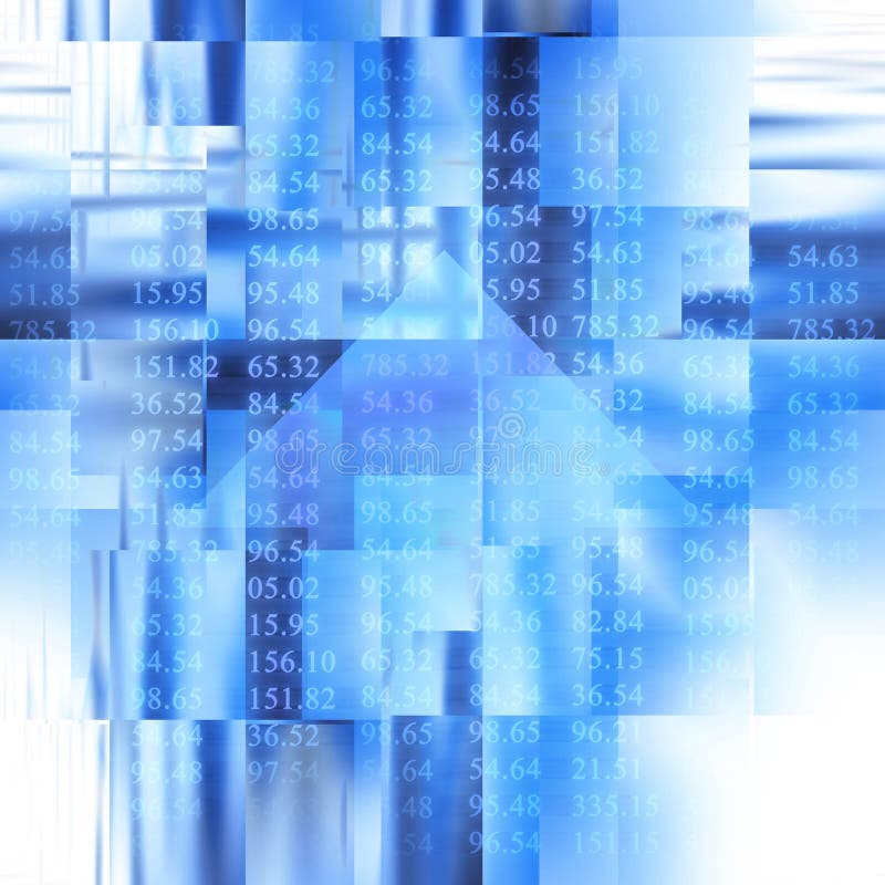 Stock numbers going up stock illustration. Illustration of success ...