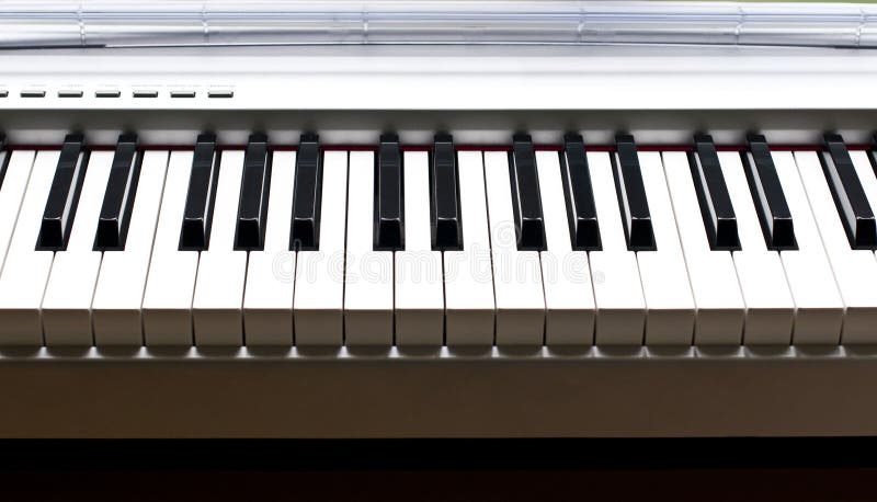 Electronic Synthesizer Keyboard Stock Photo - Image of keyboard ...
