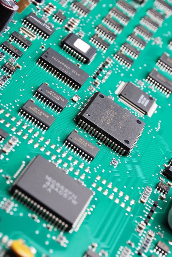 Electronic system board stock photo. Image of memory - 10585812