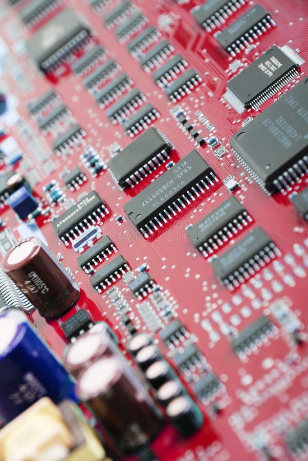 Electronic system board stock photo. Image of component - 10585958