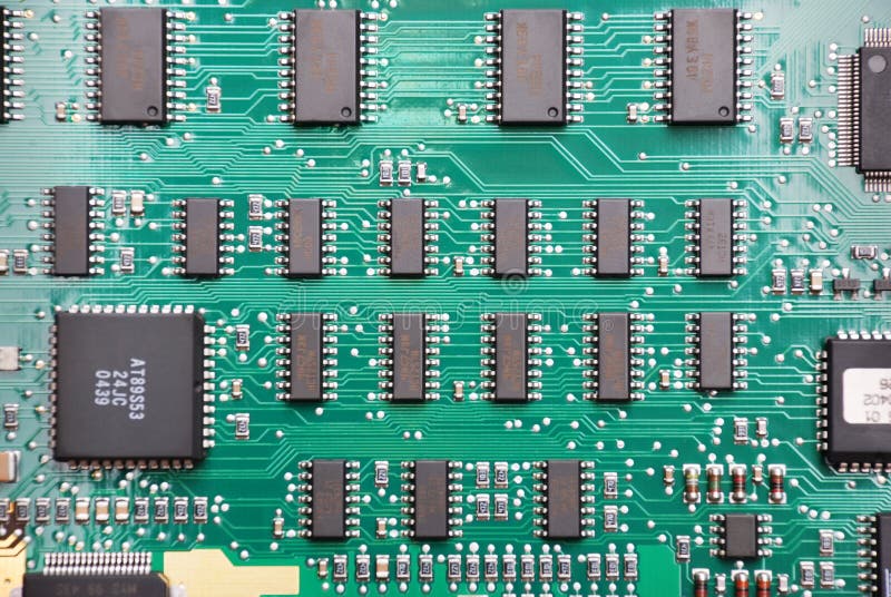 Electronic system board stock image. Image of board, fragment - 10867645