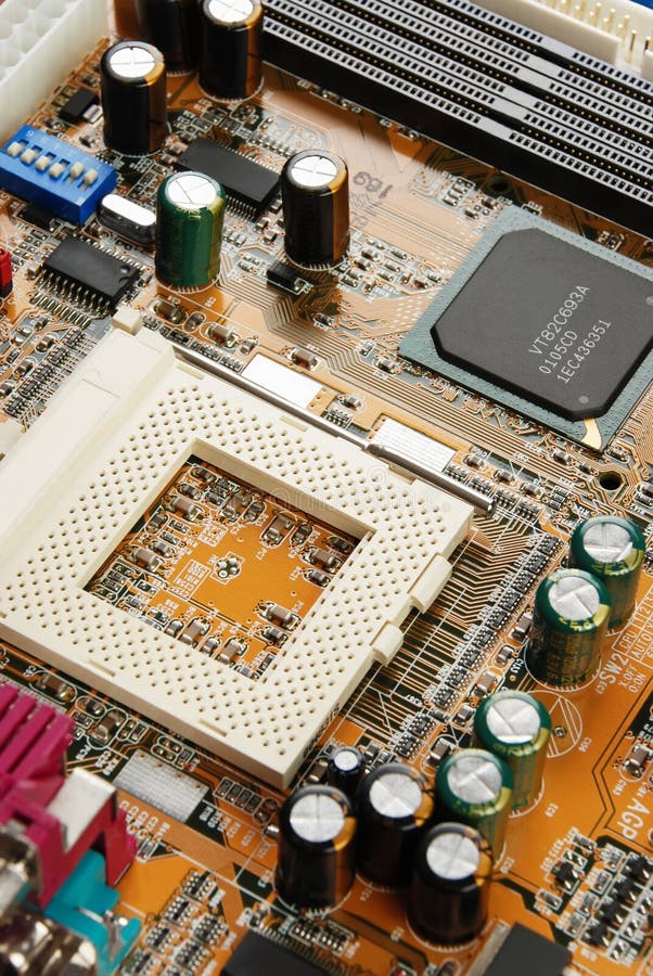 Electronic system board stock image. Image of device - 12884001