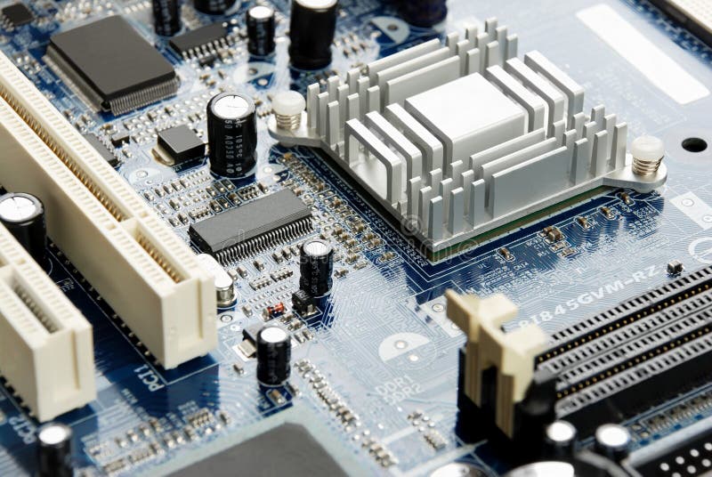 Computer mainboard stock image. Image of hardware, sophisticated - 17815603