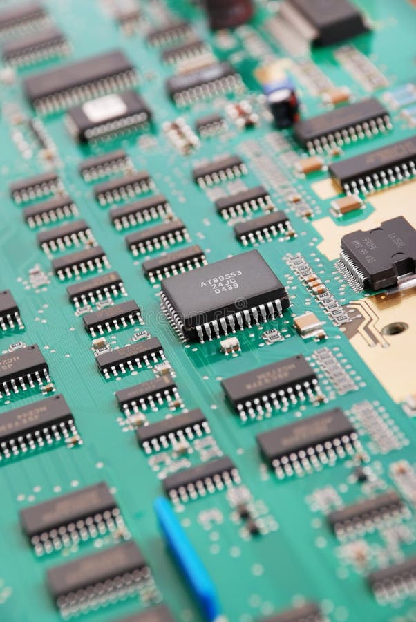 Electronic system board stock photo. Image of component - 17229338