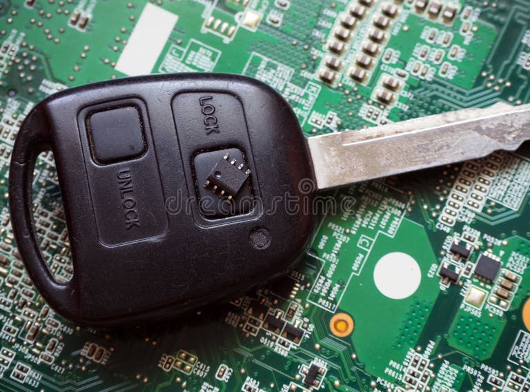 Microchips in Automobile Industry Stock Image - Image of circuit, smart ...