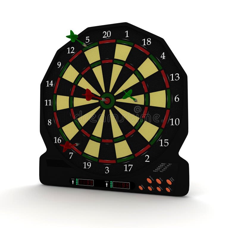 Electronic target game stock illustration. Illustration of count - 25930441