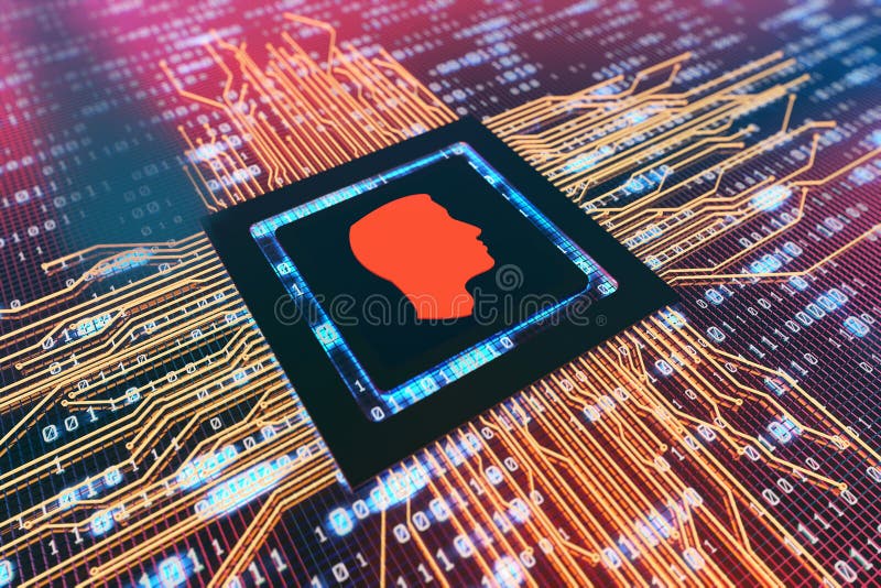 Electronic Technology Intelligent Network, Human Head and Communication ...