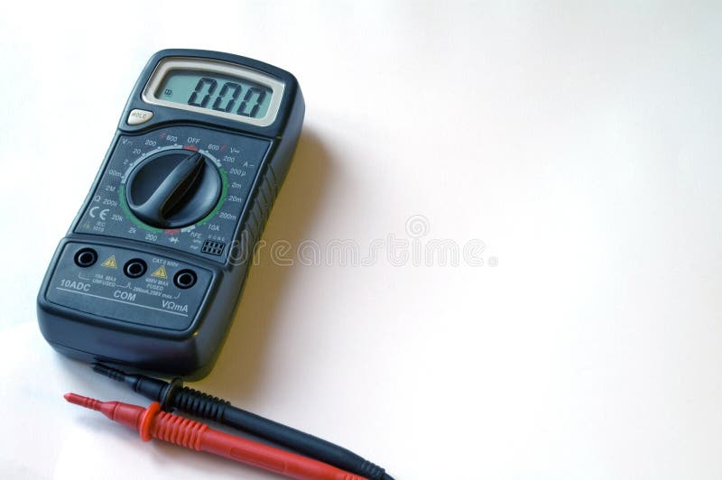 Electronic tester stock image. Image of business, ampere - 7299109