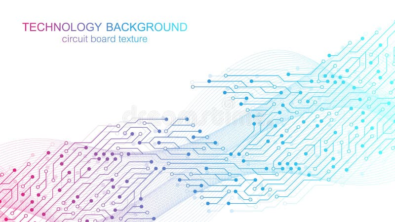 Electronic Texture for Computer Technology, Engineering Concept ...