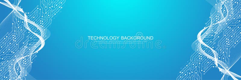 Electronic Texture for Computer Technology, Engineering Concept ...