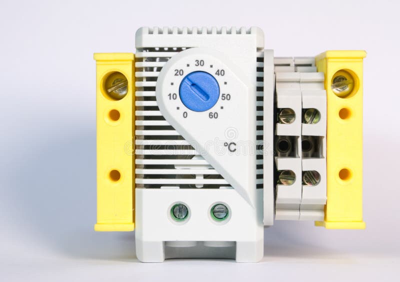 Electronic thermostat stock image. Image of cold, unit - 10918315