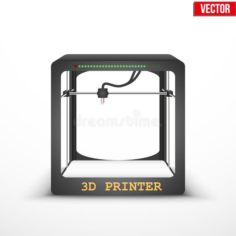 Cartoon 3d Printer