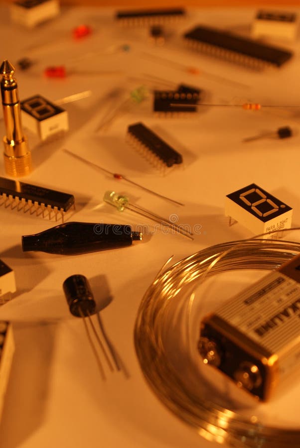 Electronic tools image stock image. Image of component - 155622315
