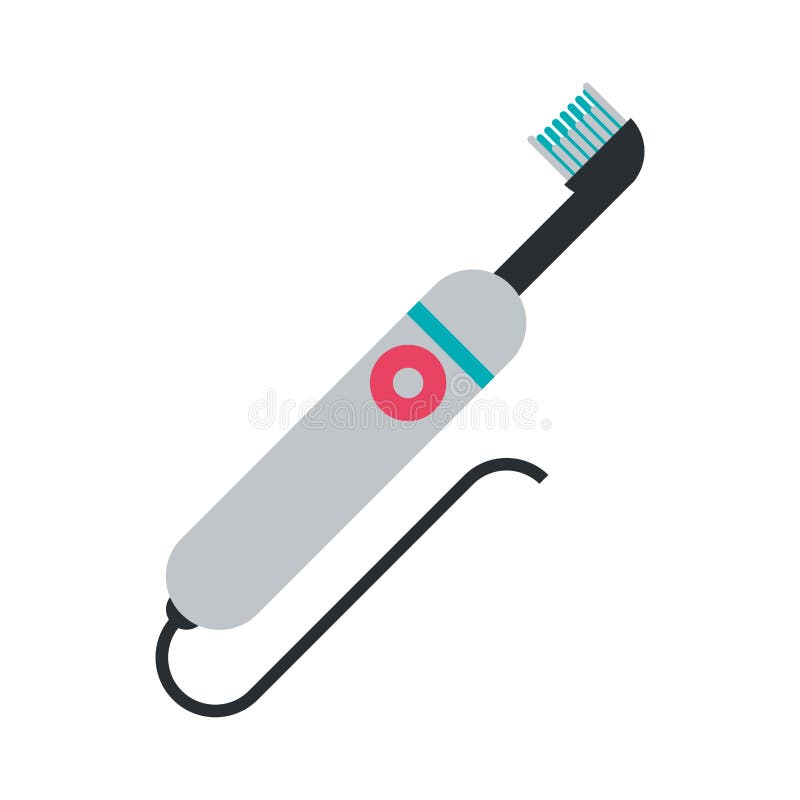 Electronic Toothbrush Device Stock Vector - Illustration of equipment ...