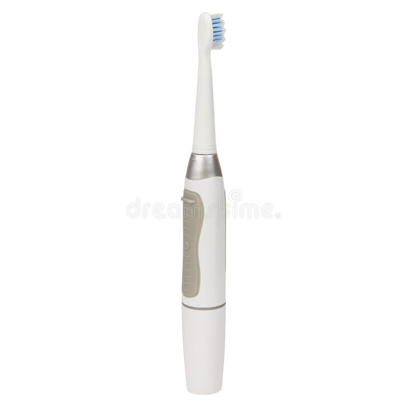 Electronic Toothbrush. View from Back Stock Photo - Image of medical ...
