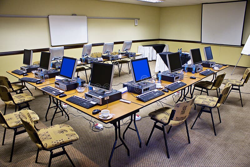 Electronic Training Conference Stock Photo - Image of sharing ...