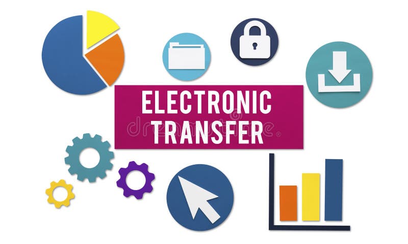 Electronic Transfer Banking Payment Online Concept Stock Image - Image ...