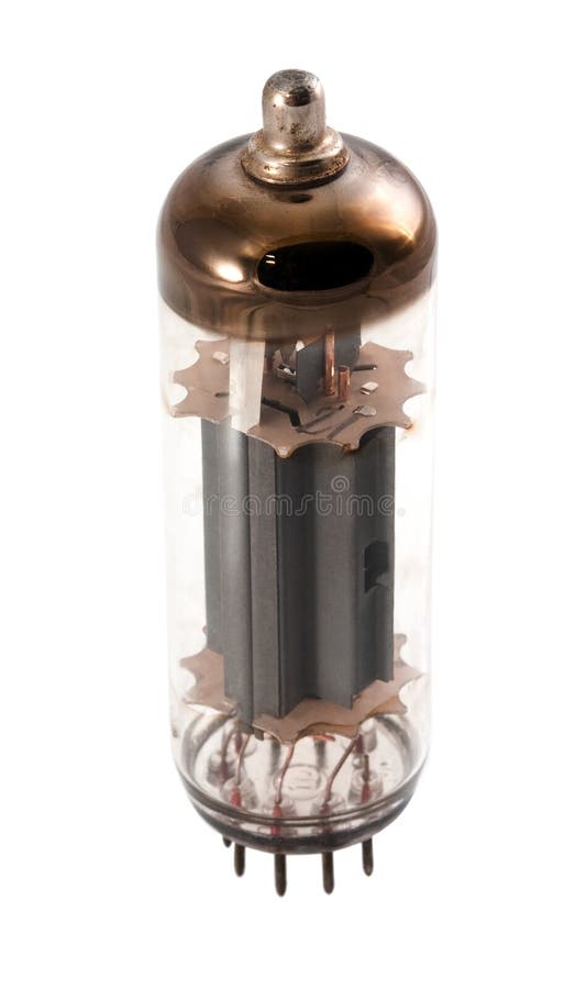 Back of Old Television Cathode Tube Stock Photo - Image of tube, glass ...