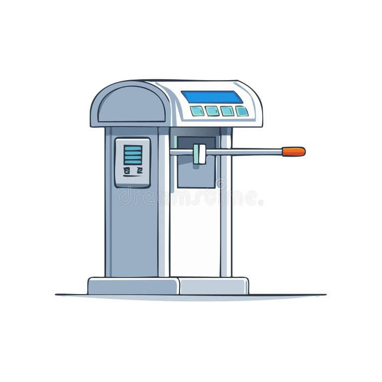 Electronic Turnstile Gate for Access Control and Security, Modern ...