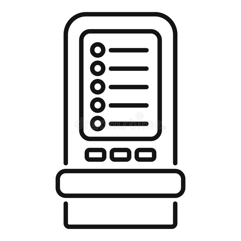 Electronic Voting Machine with Buttons and Screen for Voting Stock ...