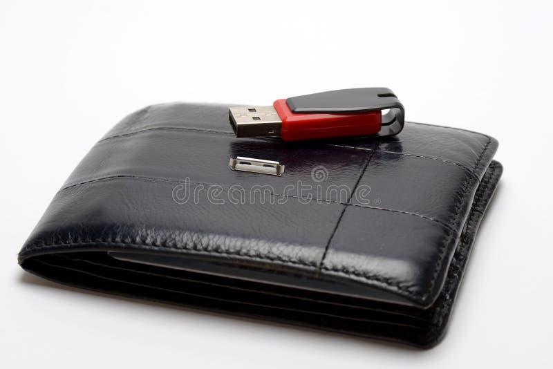Electronic wallet stock image. Image of cashless, value - 80106039