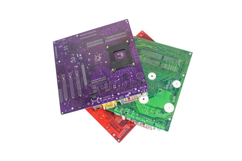 Electronic Waste of Mainboard Computer - Old Computer Circuit Boards ...