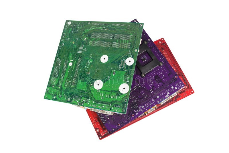 Electronic Waste of Mainboard Computer - Old Computer Circuit Boards ...