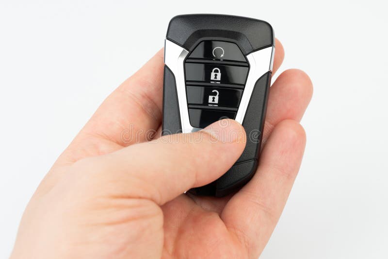 Electronic Wireless Car Key Stock Image - Image of service, isolated ...