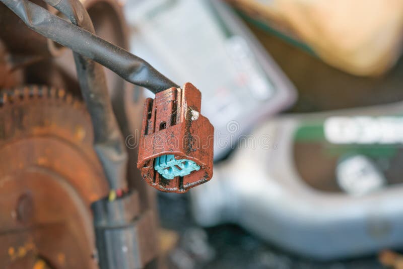 Electronically Plugged Diesel Engines Stock Image - Image of electronic ...