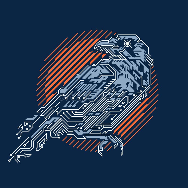 Electroniccrow Stock Illustrations – 1 Electroniccrow Stock ...