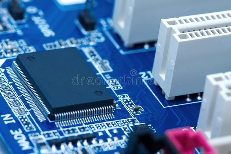 Electronics stock photo. Image of internal, blue, connect - 13220868