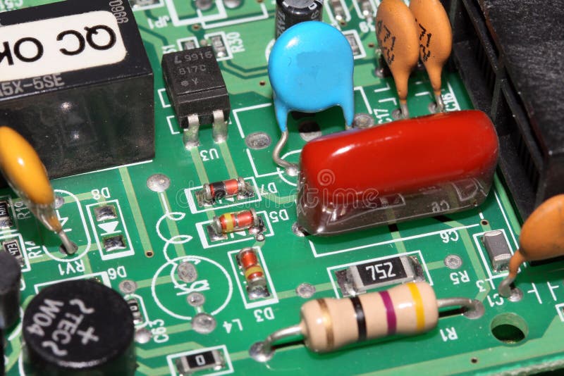 Electronics stock photo. Image of industry, resistor - 19109418