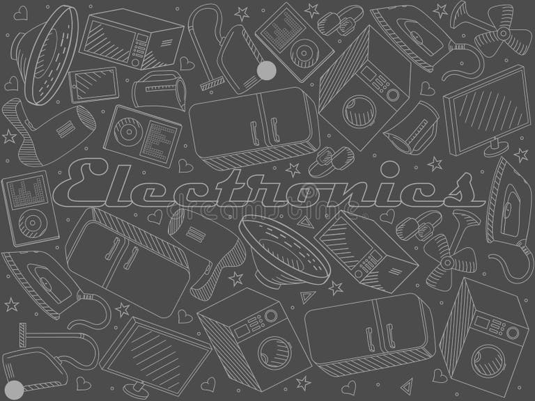 Doodle Chalk Design Stock Illustrations – 65,312 Doodle Chalk Design ...