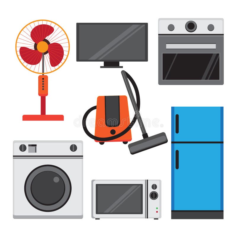 Electronics Collection Vector Design Stock Vector - Illustration of ...