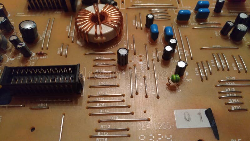 Old computer components 5 stock photo. Image of board - 93737750