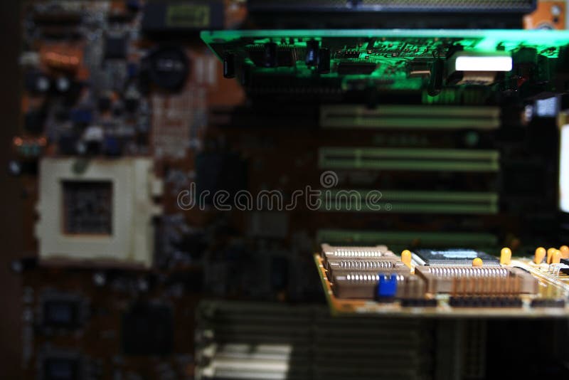 Electronics computer chip stock photo. Image of control - 61519886