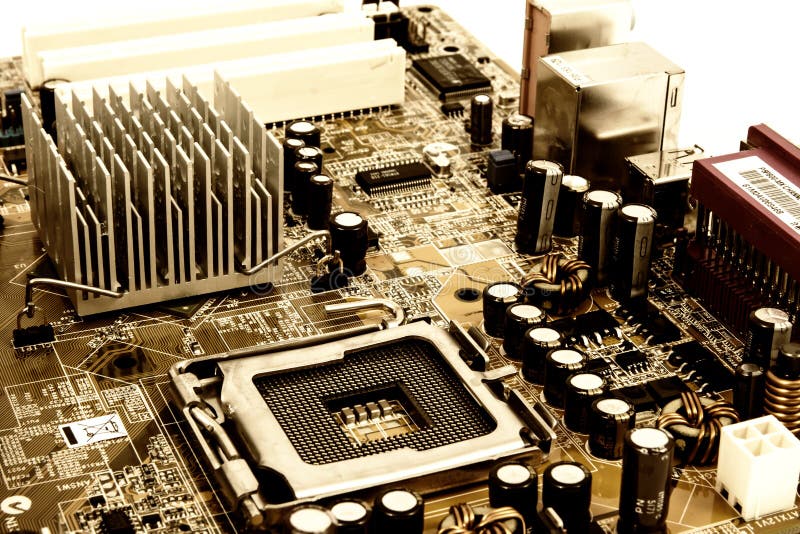 Electronics stock image. Image of path, board, connection - 46211453