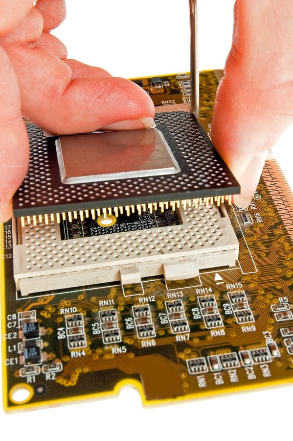 Electronics and Computers Processor Stock Image - Image of circuit ...