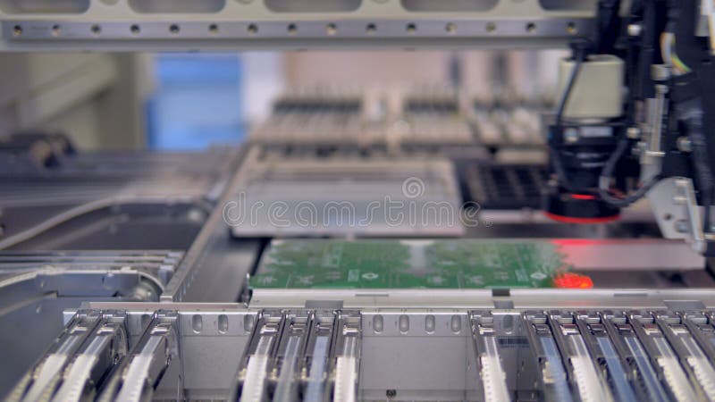 Electronics Contract Manufacturing. PCB Circuit Chip Production Process ...